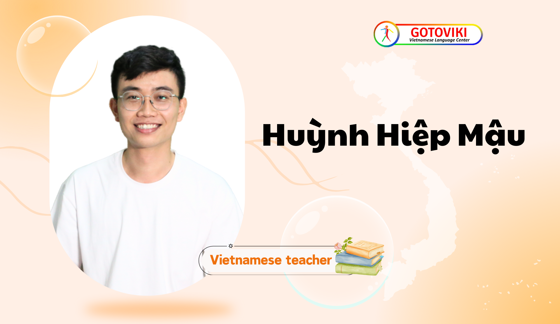 Vietnamese teacher Huynh Hiep Mau
